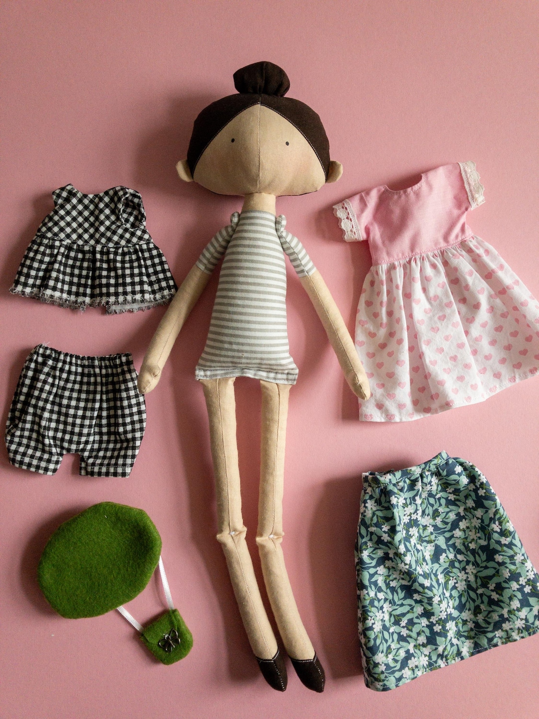 Big Doll Bundle PDF Sewing Pattern for Dolls and Clothes, Step-by-step ...