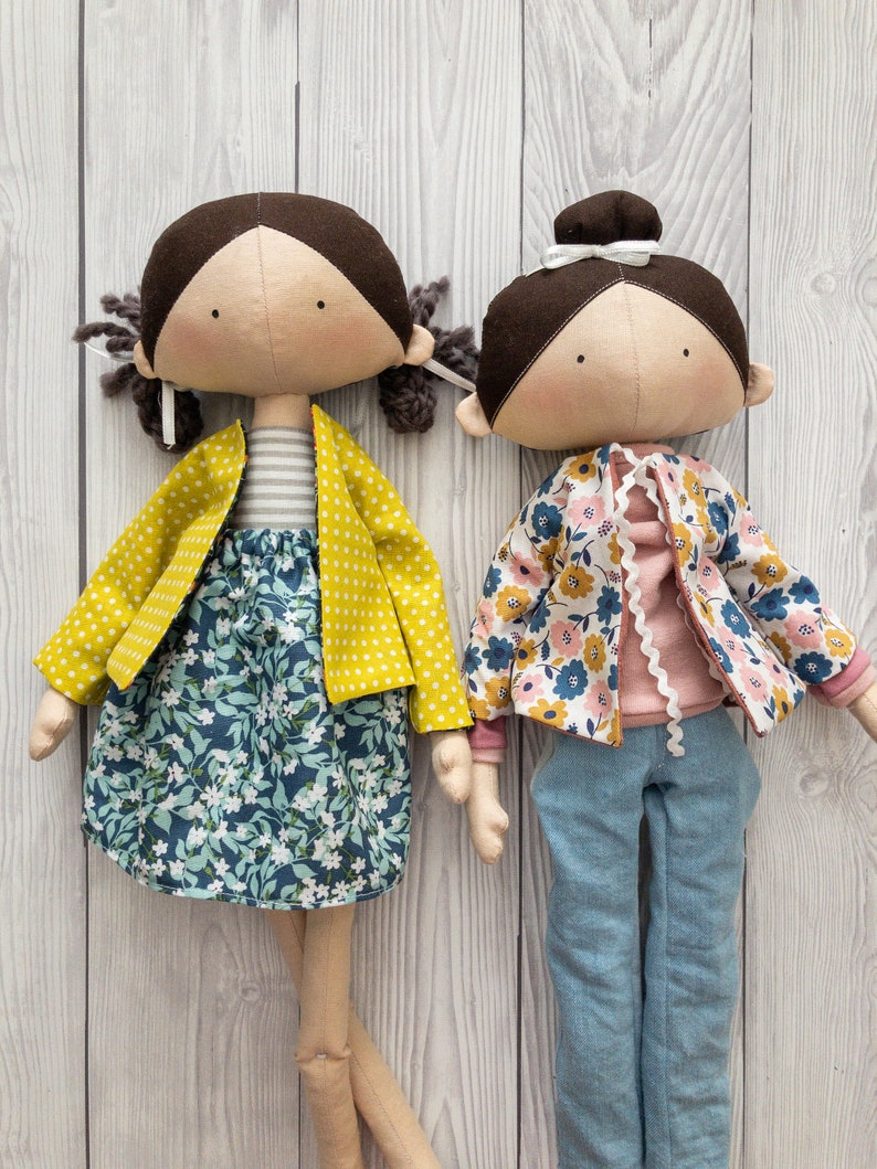 Reversible Doll Coat PDF Pattern: Classic & Big Doll Clothes - Etsy