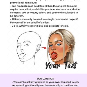 Procreate Female Head Stamps Part 1 Procreate Woman Head Stamp Brushes ...