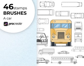 Stamp Brushes for Procreate Face Stamp Brushes Portrait - Etsy