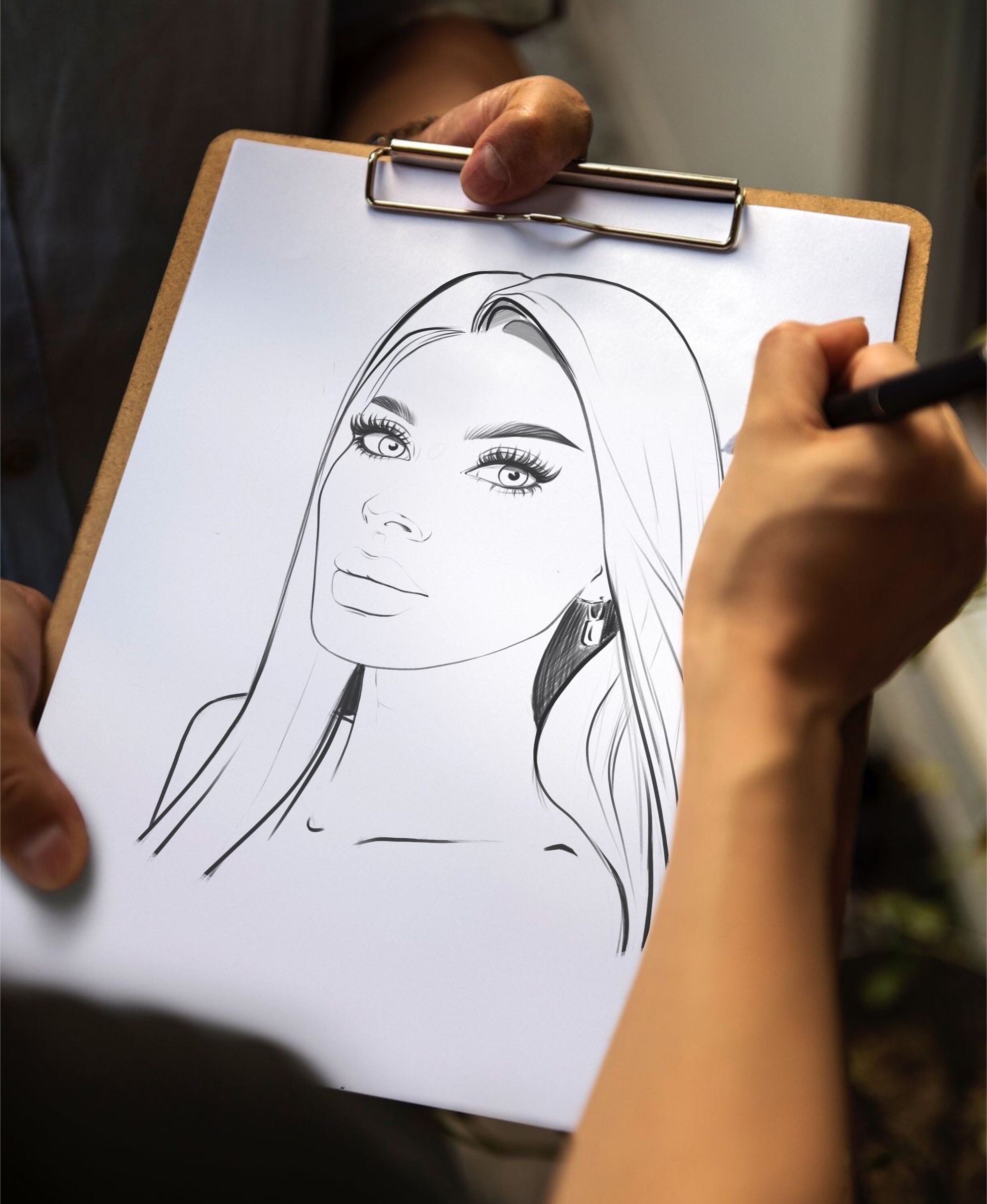 coloring page for drawing practice in procreate photoshop and paper ...