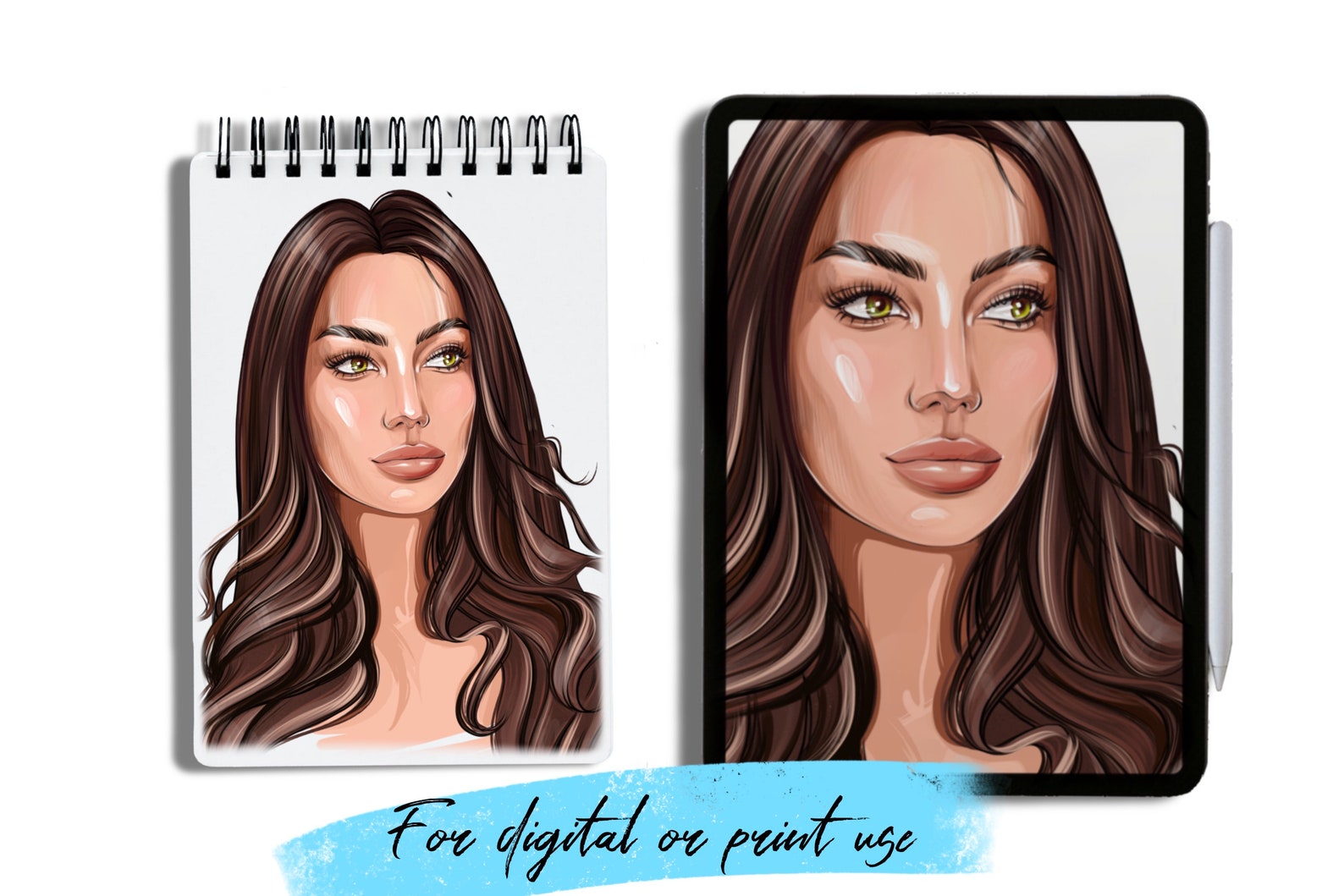 Coloring Page Fashion Coloring Page Procreate Coloring Page - Etsy