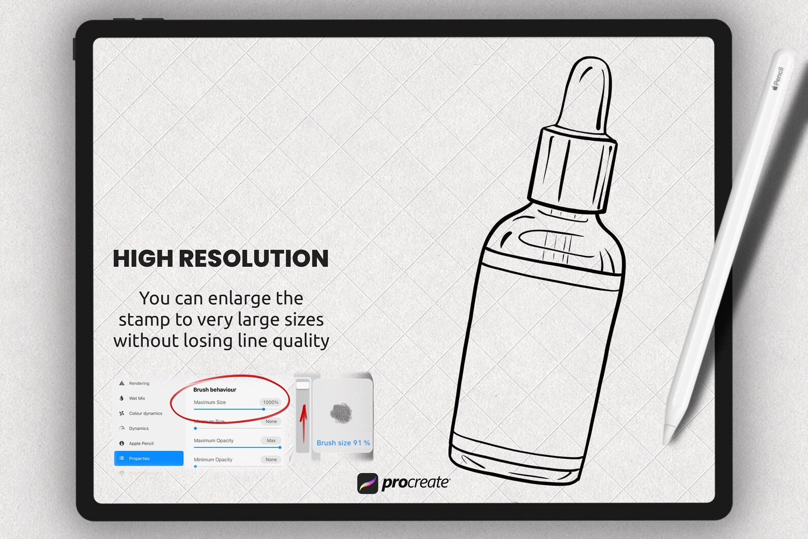 Procreate Brushes for Hands Logo Portrait Stamp Brushes for - Etsy