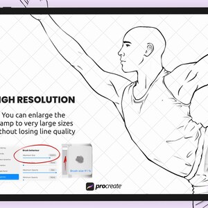 Yoga Poses Procreate Stamps, Procreate Male Body Stamp, Procreate ...