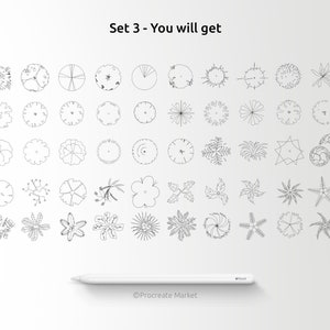 50 Procreate Tree Brushes, Tree Stamp Set, Procreate Brush Pack, Landscape Element Brush ...