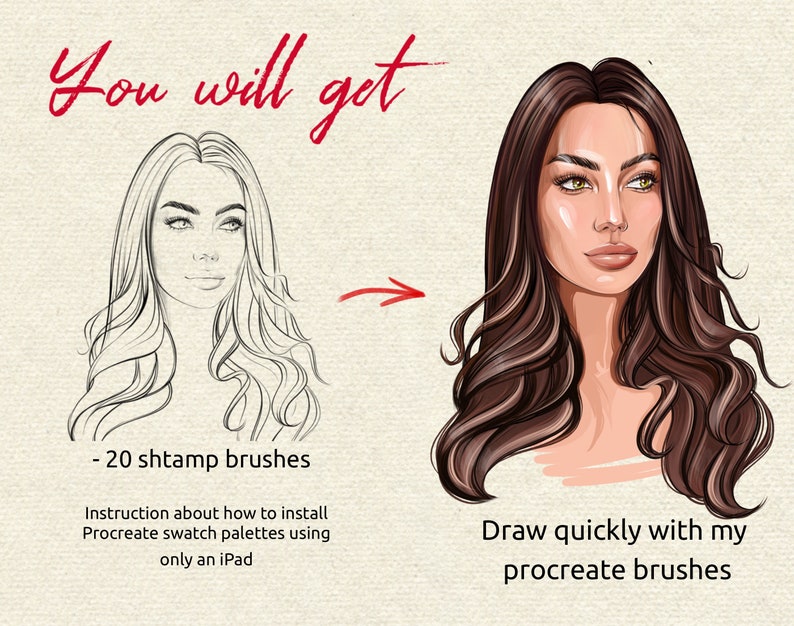 Face Stamp Brushes Procreate Face Template Drawing Template - Etsy