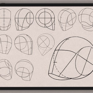 Procreate Portrait Guide Stamps | Procreate Portrait Brushes ...