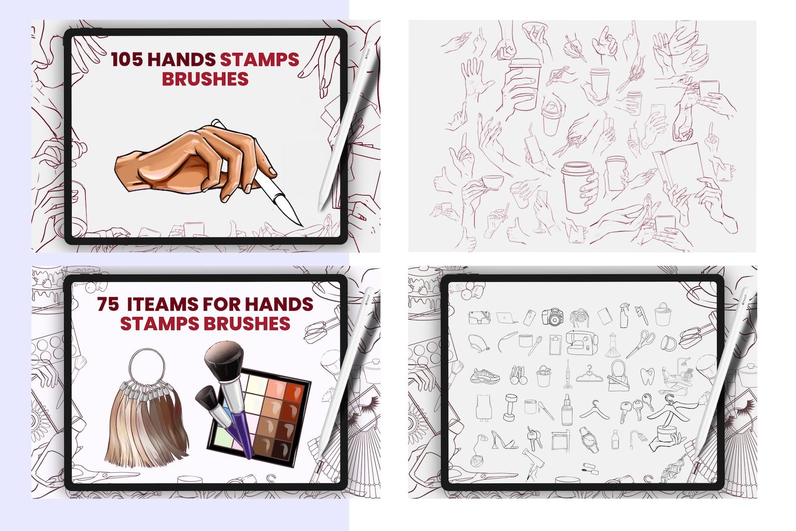 Procreate Logo Stamp Procreate Logo Portrait Procreate | Etsy