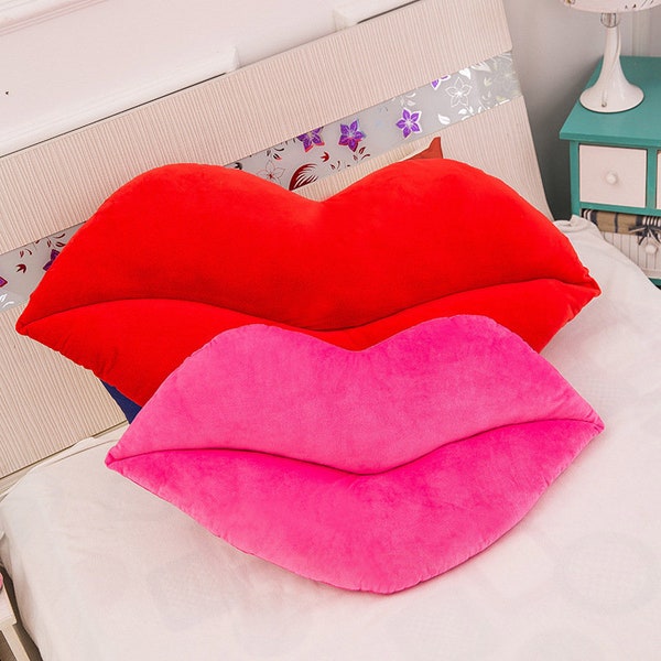Lips Pillow - Etsy