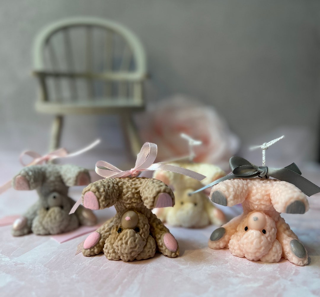 Tumbling Bear Candle, Handstand Bear, Cute Bear, Natural Wax, Bear ...