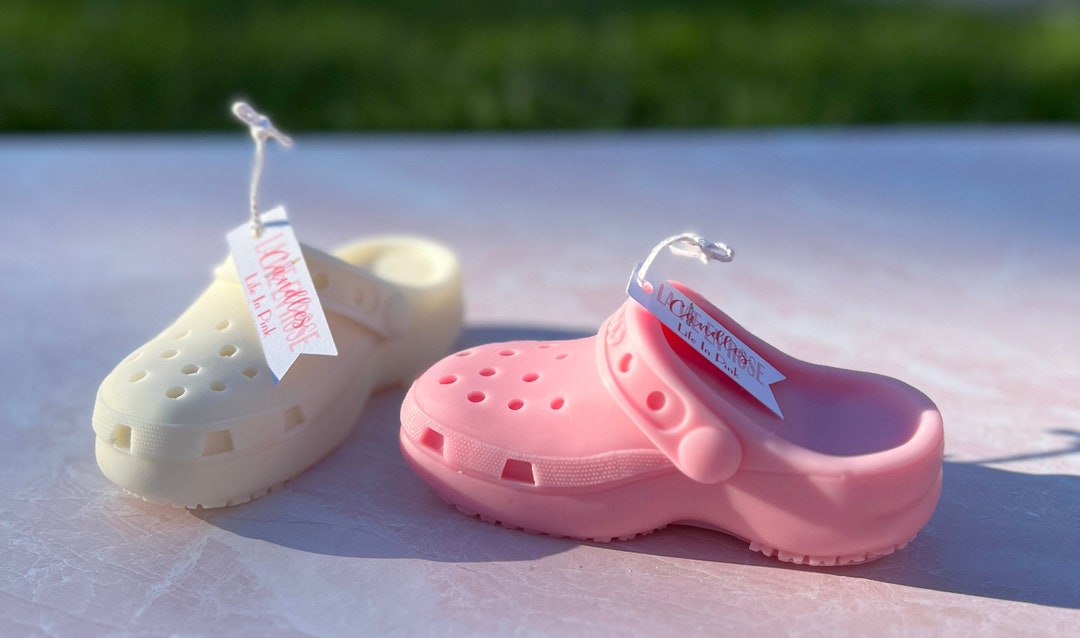 Handmade Crocs Shoe Candle: Sculpted Soy and Organic Bees Wax Clog ...