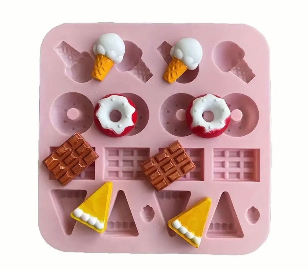 Dessert Silicone Mold, Wax Embed Mold, Realistic Dessert Shapes ...
