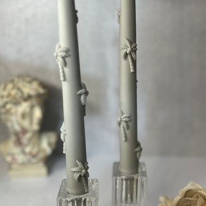 Palm Tree Taper Candles, Unique Palm Tree Shaped Tapers , Pair of ...
