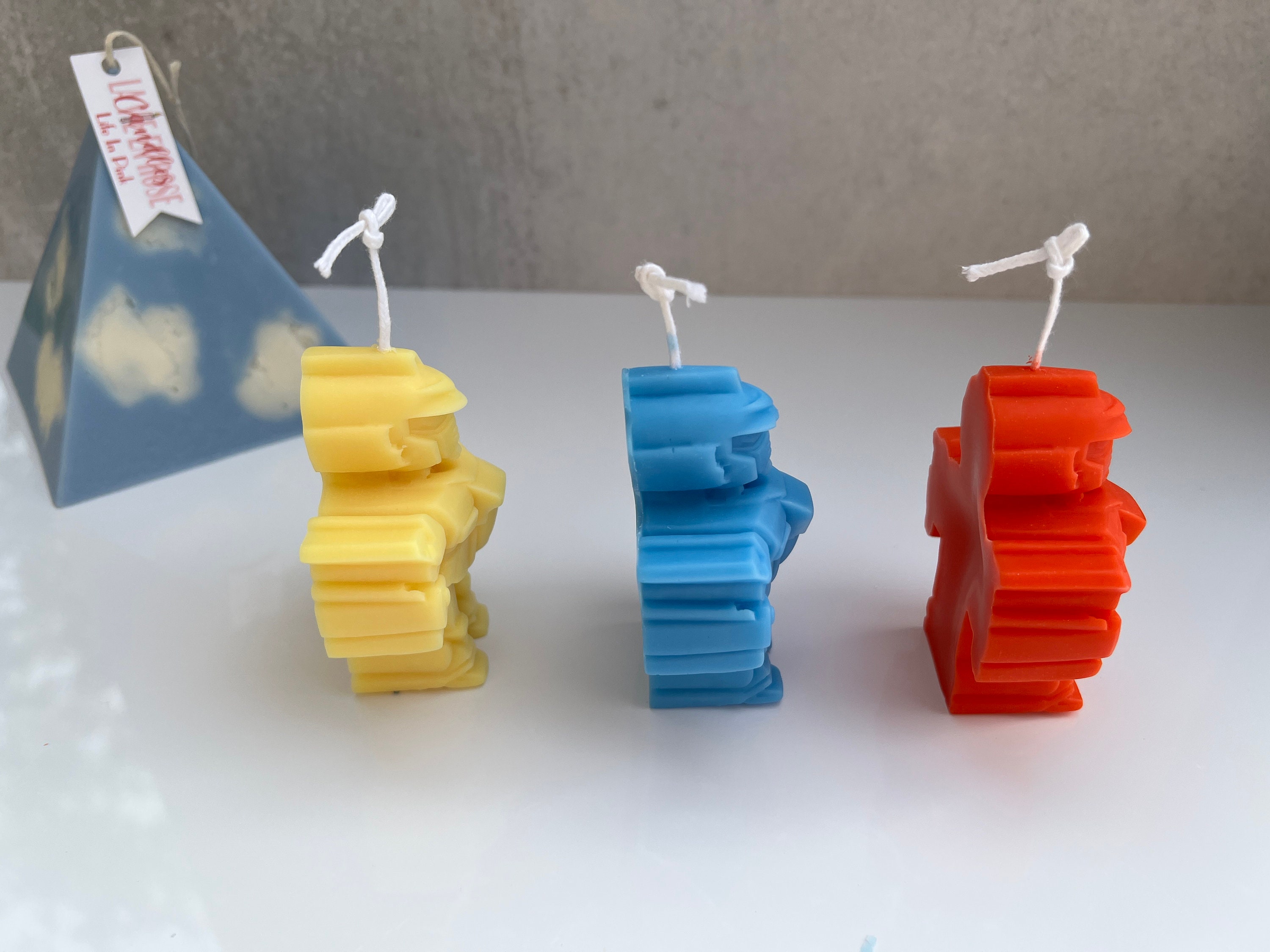 3D Robot Cake Candles Transformer Robot Robot Shape Cake - Etsy