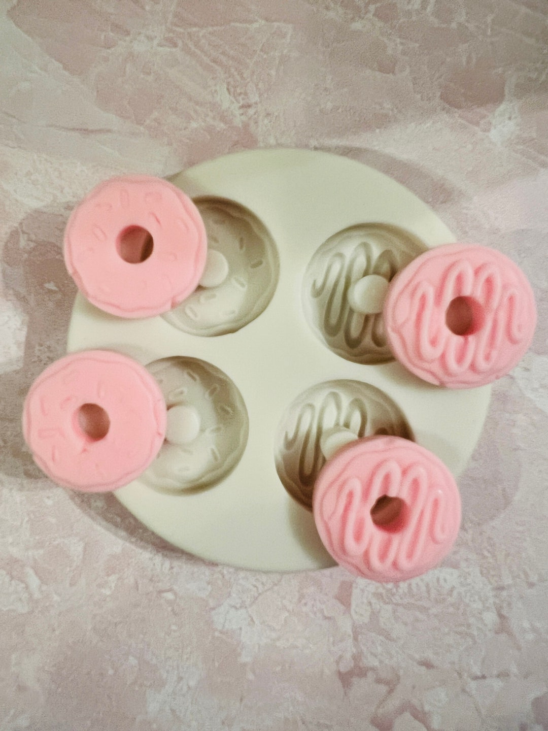 Mini Donut Silicone Mold: Realistic Food, Wax Embeds, Clay, Resin ...