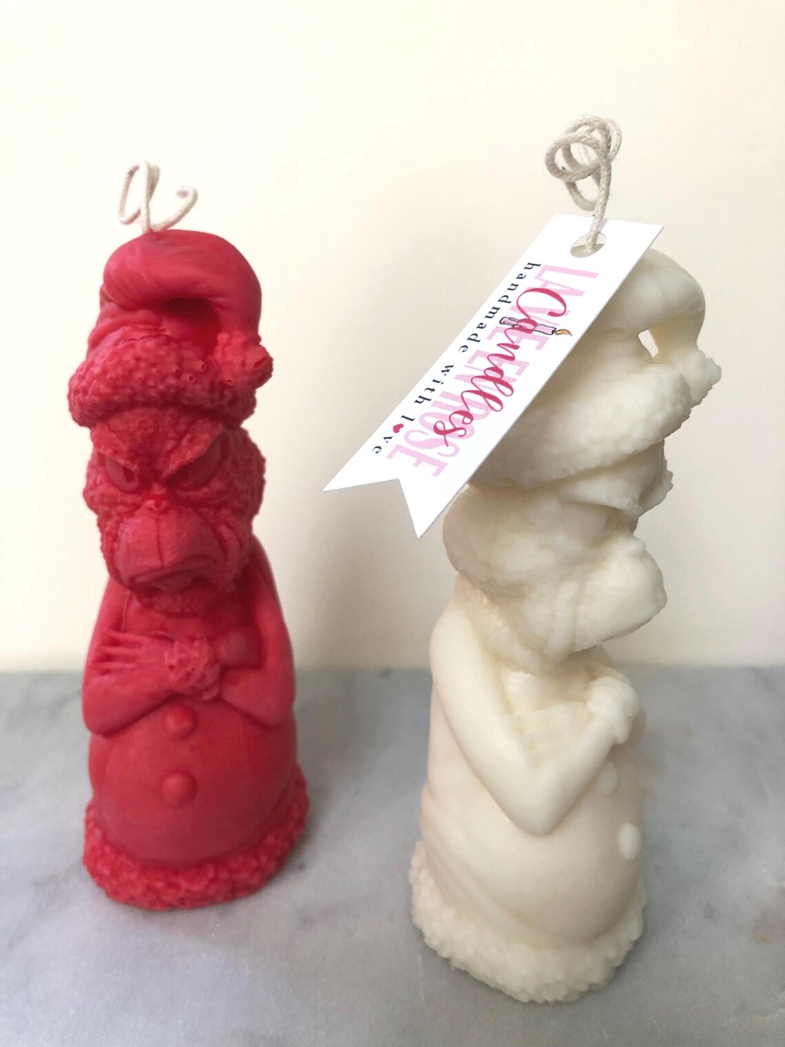 Christmas Candle, Grinch Candle, Candle Decor, Christmas Gift ...