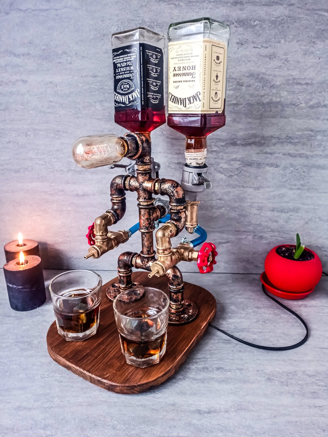 Steampunk Dispenser, Whiskey Fountain, Beverage Dispenser, Alcohol ...