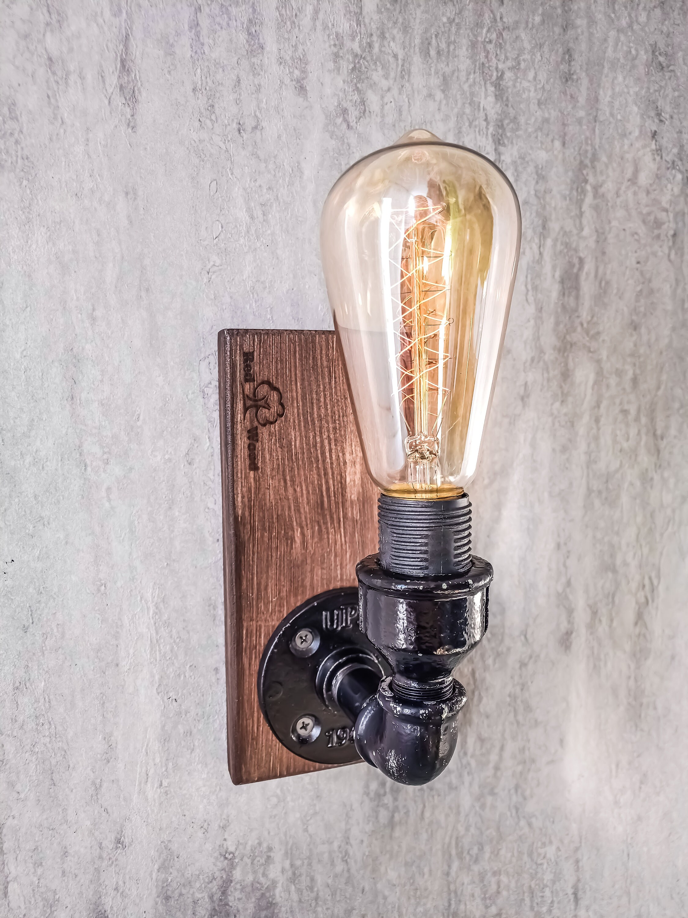 Industrial Wall Sconce, Modern Light Sconce, Steampunk Wall Sconce ...