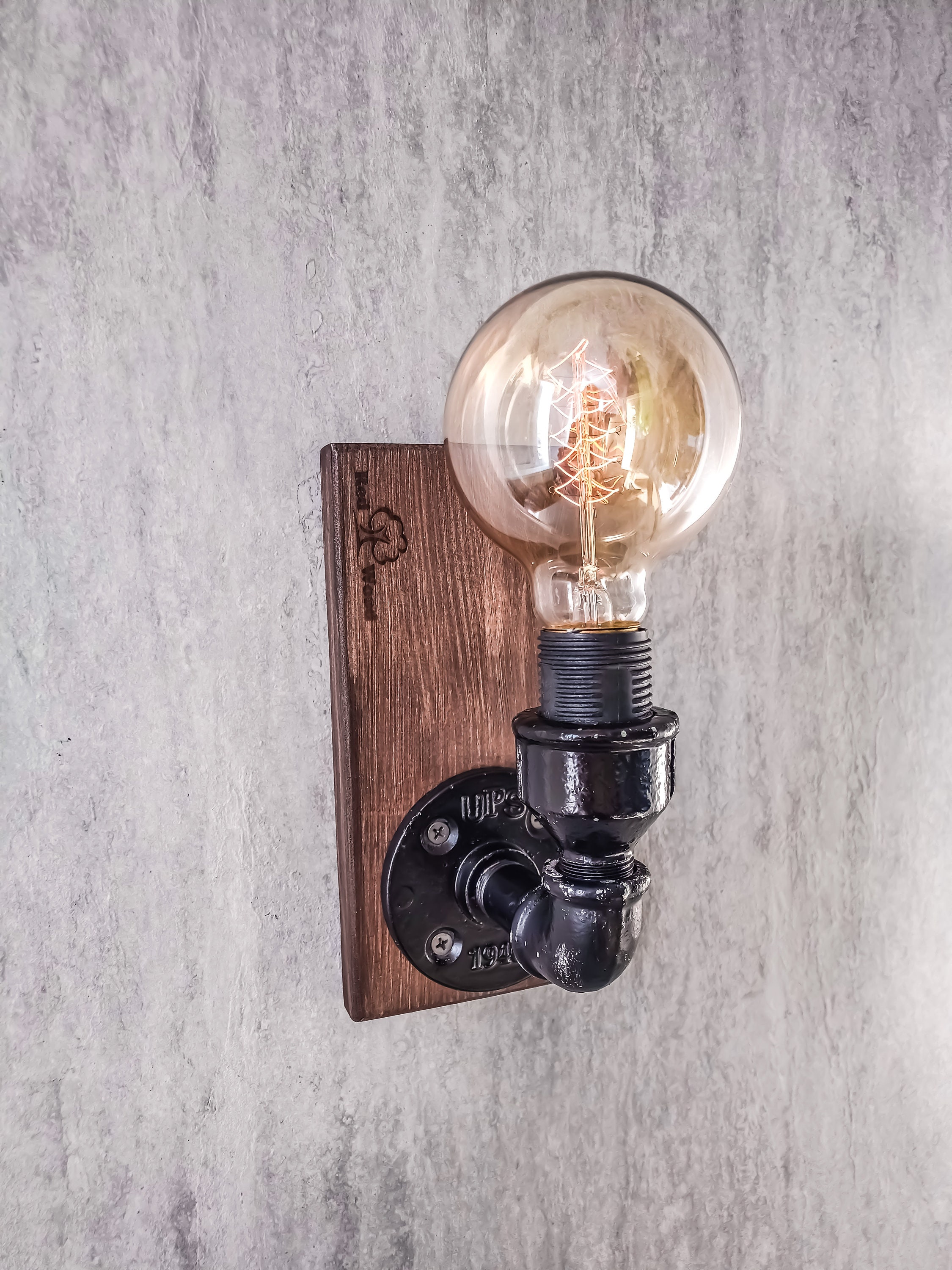 Industrial Wall Sconce, Modern Light Sconce, Steampunk Wall Sconce ...