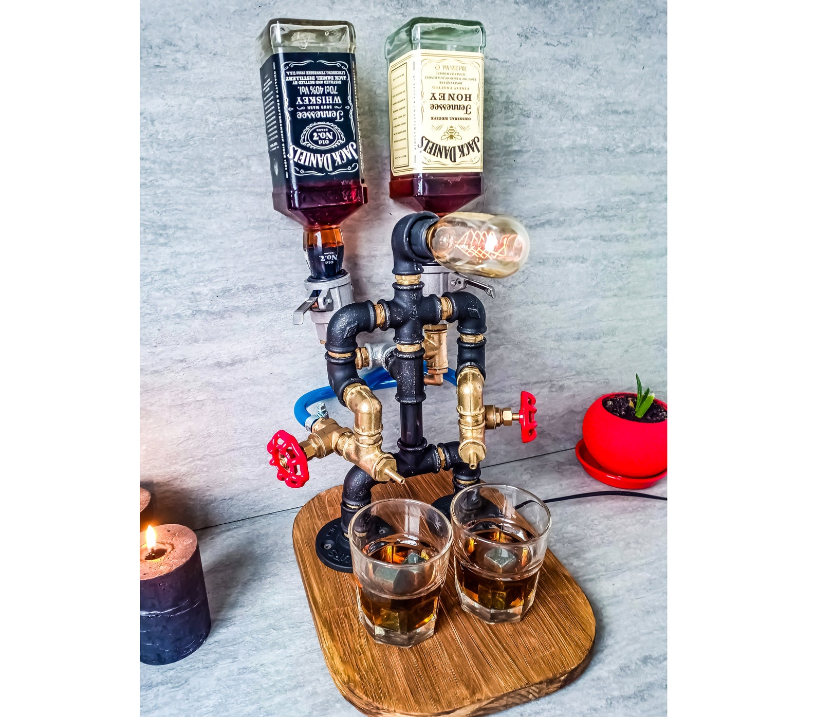 Steampunk Dispenser, Whiskey Fountain, Beverage Dispenser, Alcohol ...