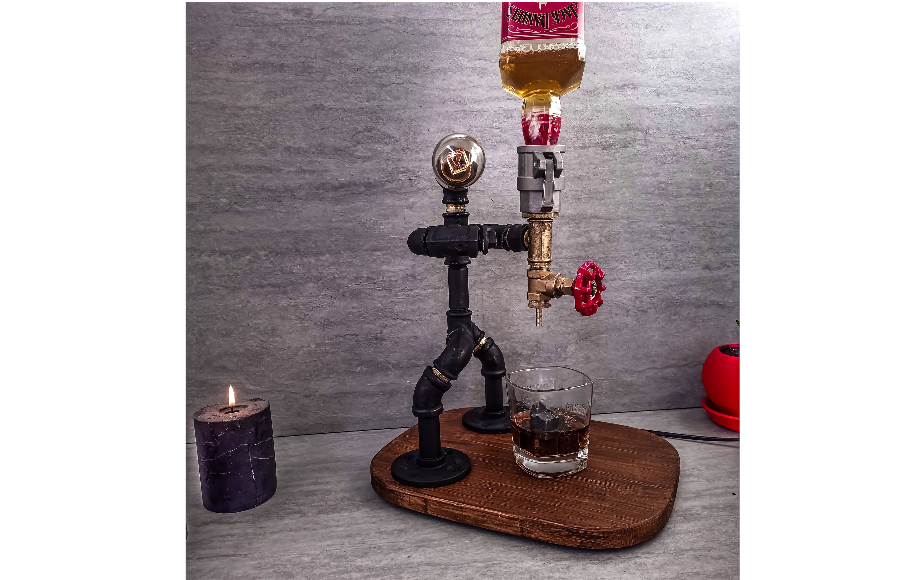 Alcohol Holder Bourbon Dispenser Shot Dispenser Whiskey - Etsy