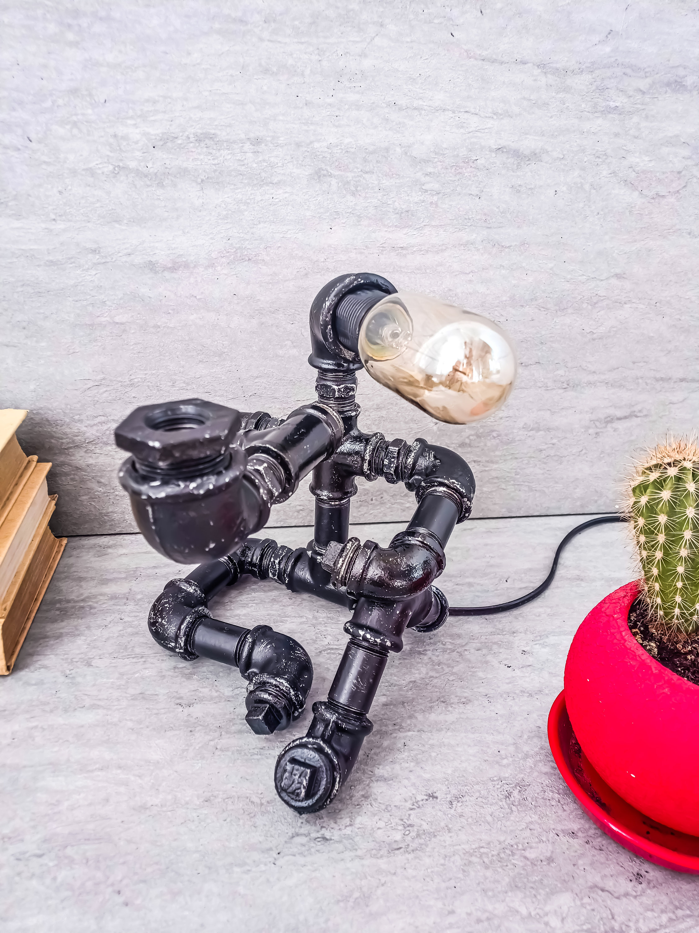 prices guaranteed PipeMan Desk Lamp, Robot Lamp, Accent desk lamp ...