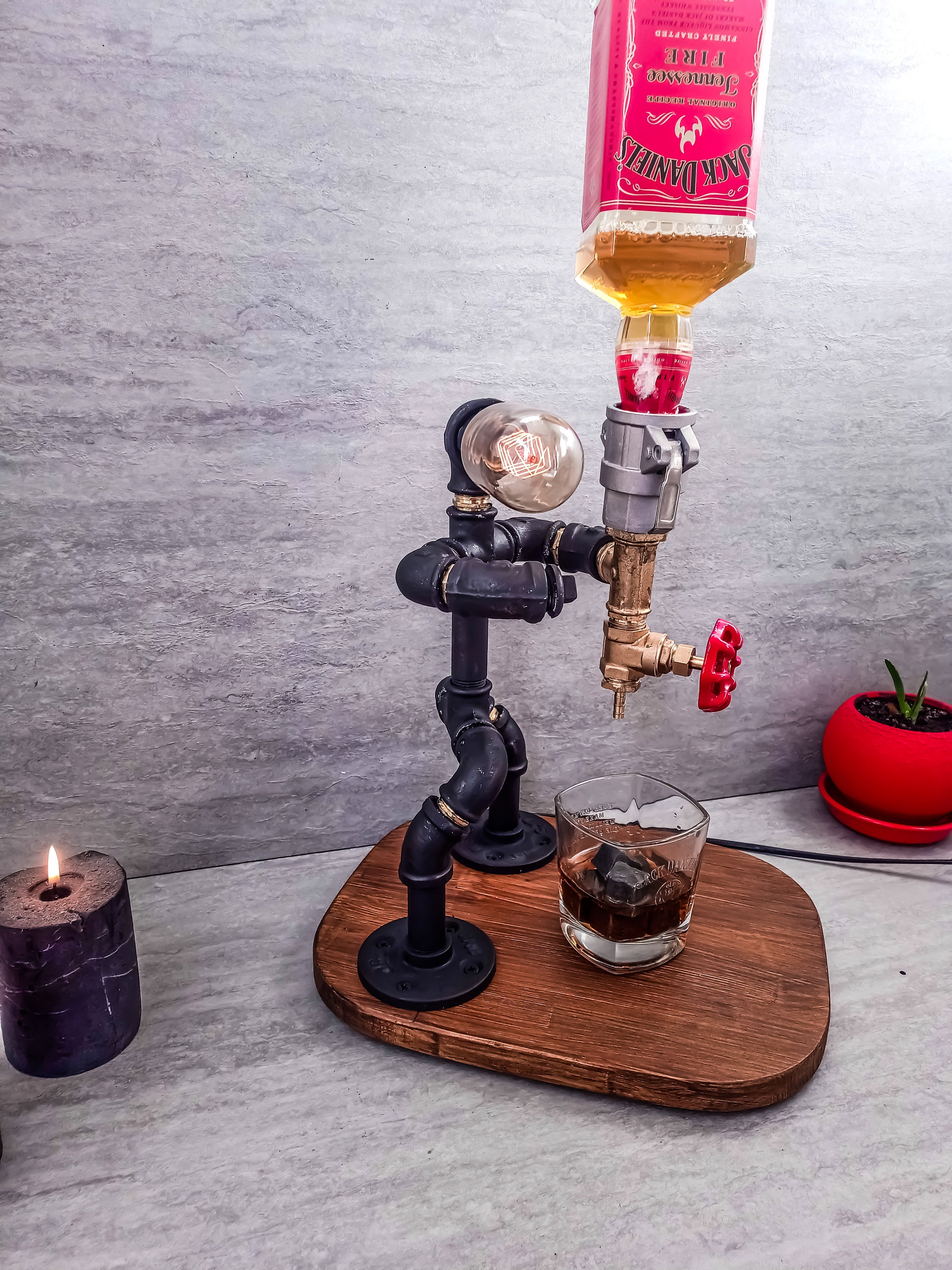 Alcohol Holder Bourbon Dispenser Shot Dispenser Whiskey - Etsy