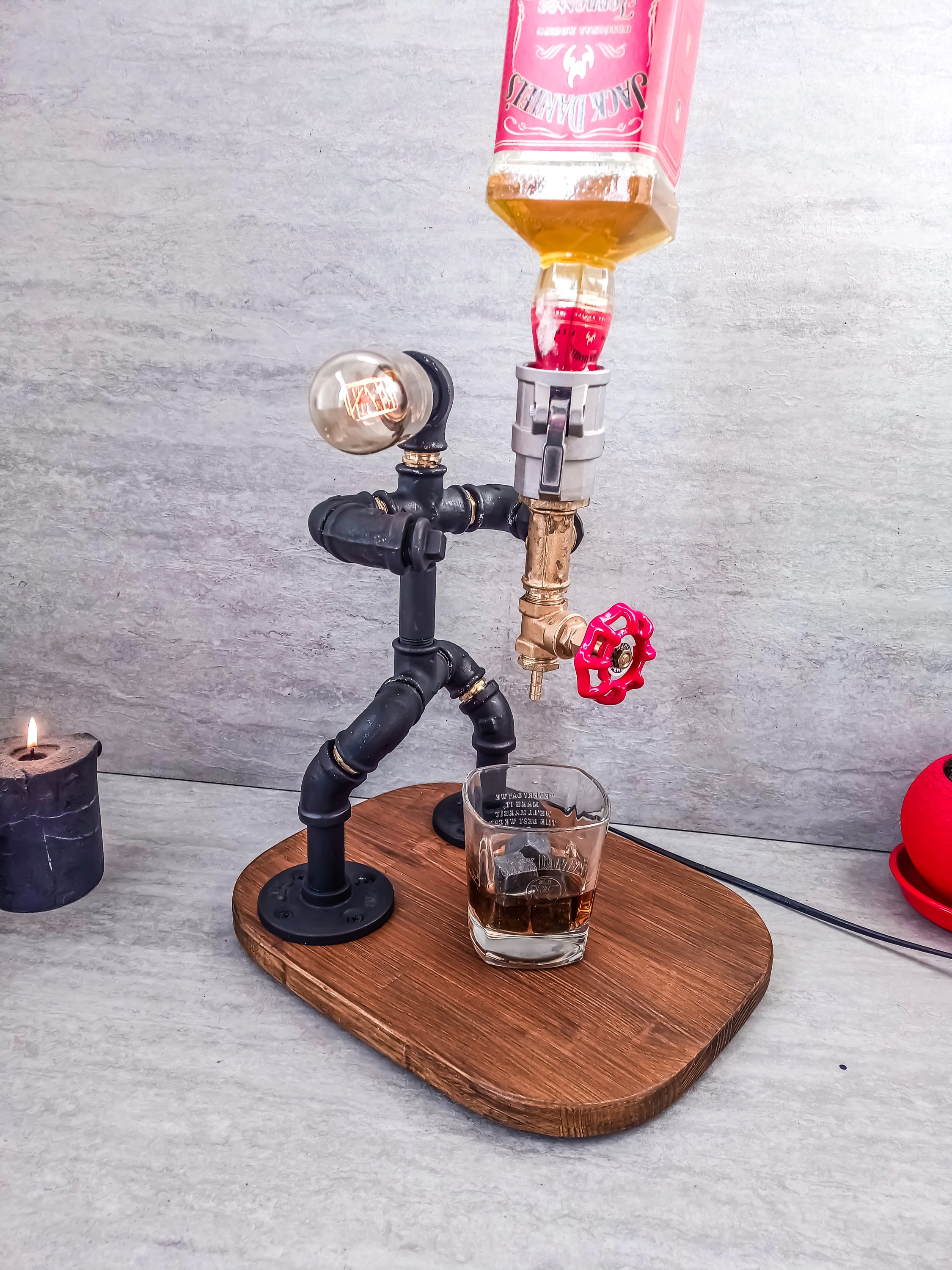 Alcohol Holder Bourbon Dispenser Shot Dispenser Whiskey - Etsy