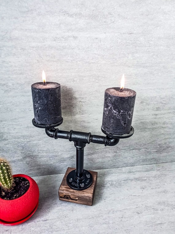 Steampunk Candle Holder