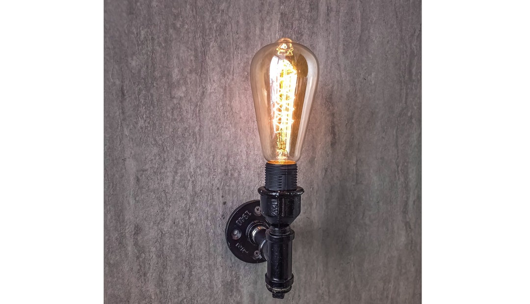 Industrial Wall Sconce, Modern Light Sconce, Steampunk Wall Sconce ...