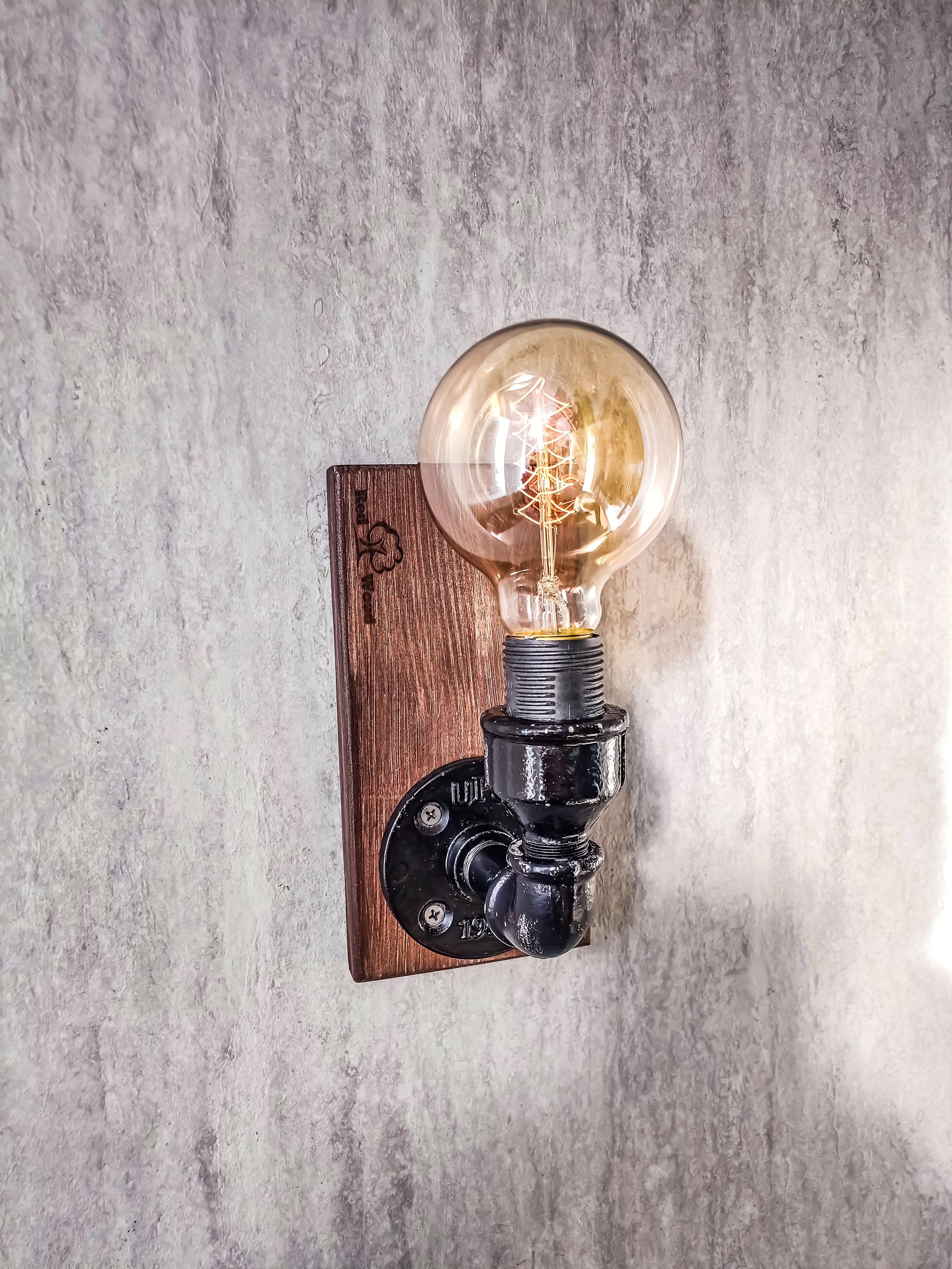 Industrial Wall Sconce, Modern Light Sconce, Steampunk Wall Sconce ...