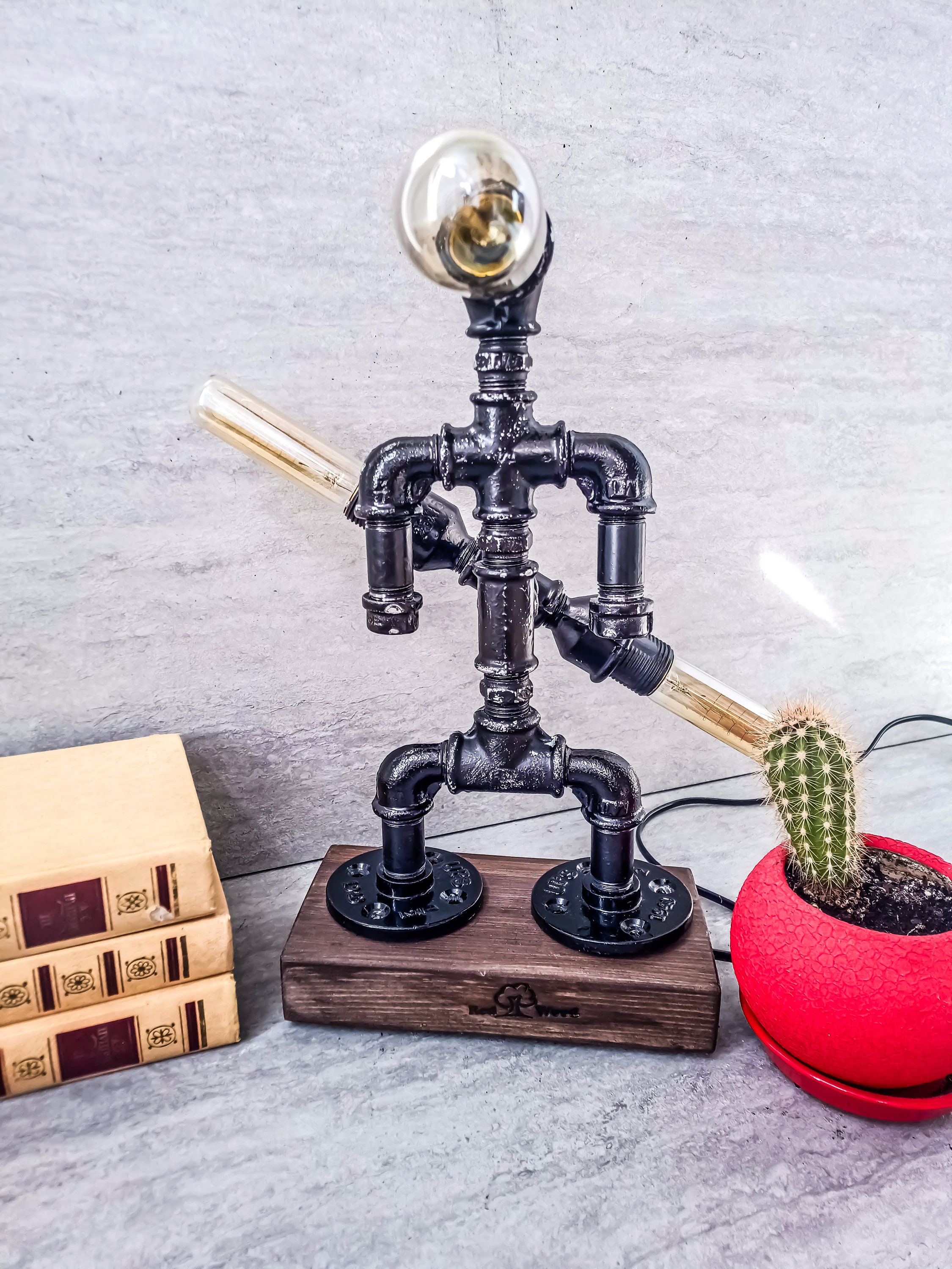 prices guaranteed PipeMan Desk Lamp, Robot Lamp, Accent desk lamp ...