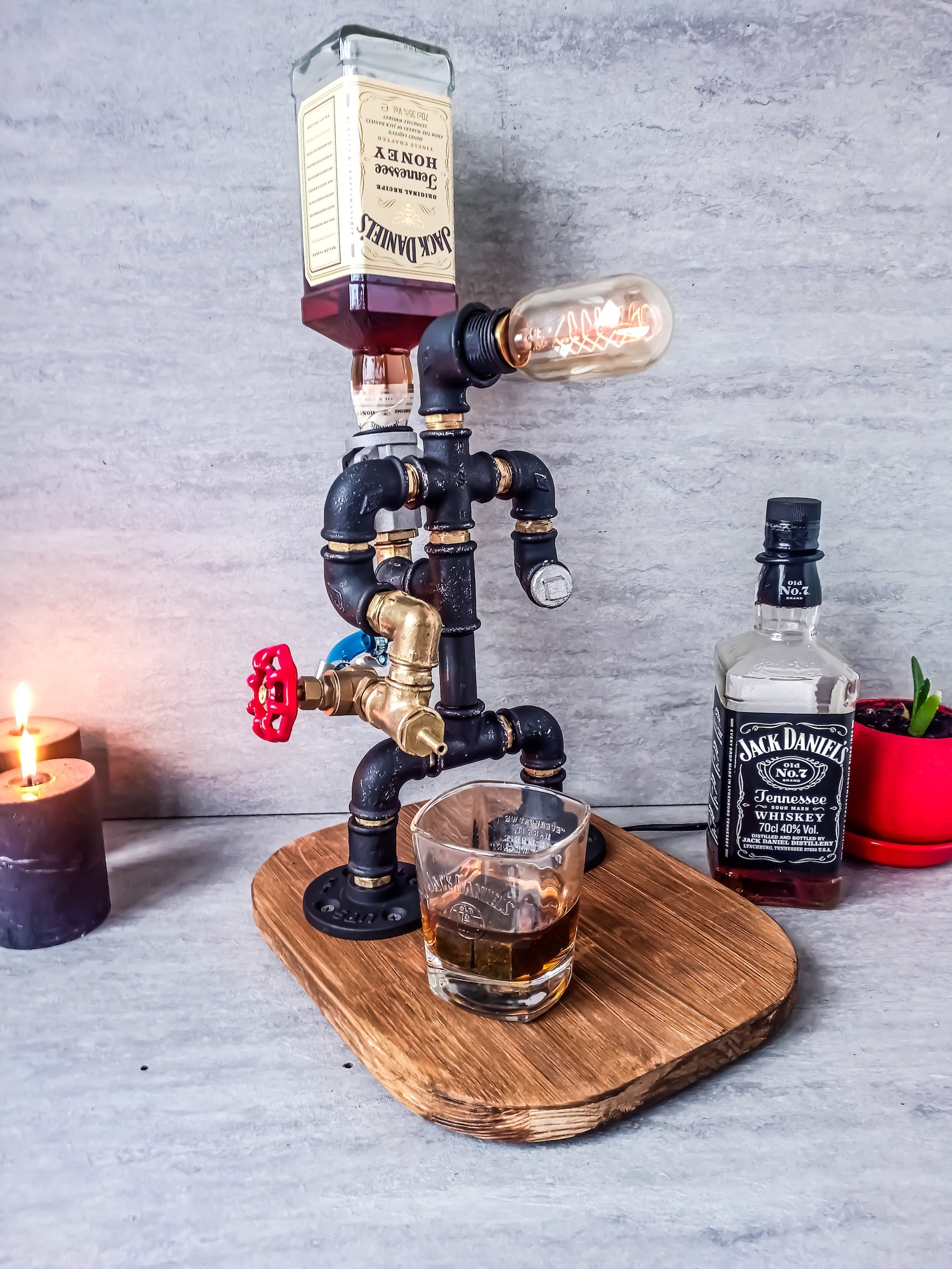 Steampunk Alcohol dispenser, Liquor Alcohol Whisky Dispenser, Alcohol ...