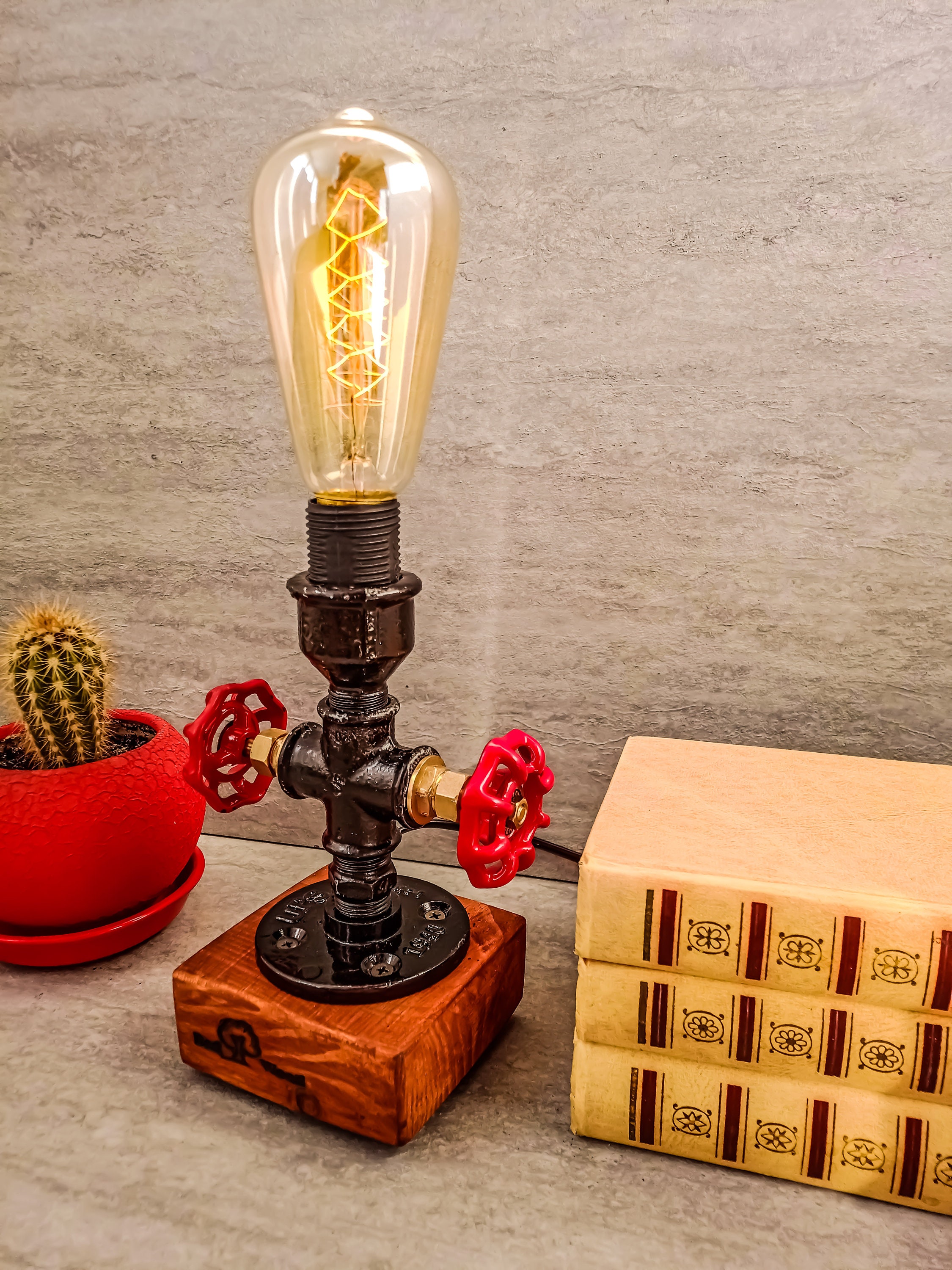 Edison Table Lamp, Robot Desk Lamp, Table Lamp, Industrial Lighting ...