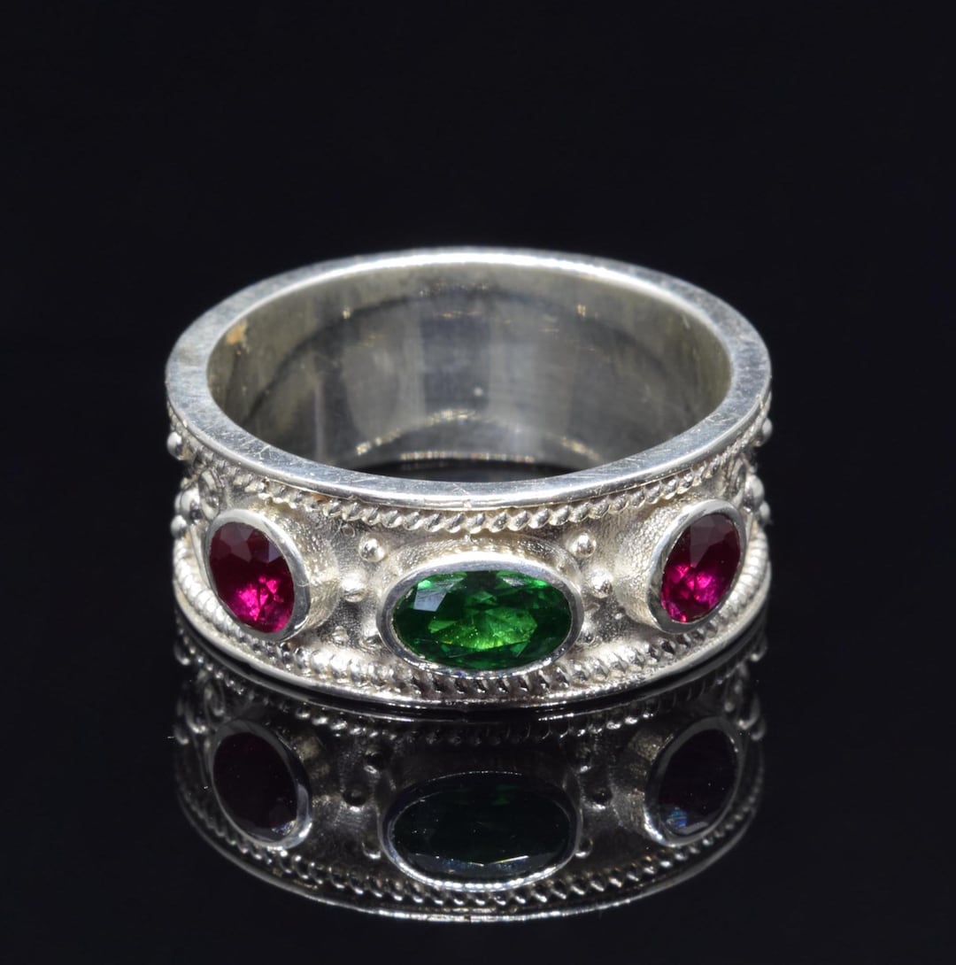 Etruscan Silver Ring, Ancient Greek Ring, Constantinople Ring ...