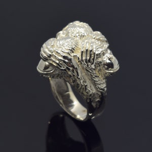 Three Monkeys Ring, Animal Ring, Designer Ring, Monkey Jewelry - Etsy