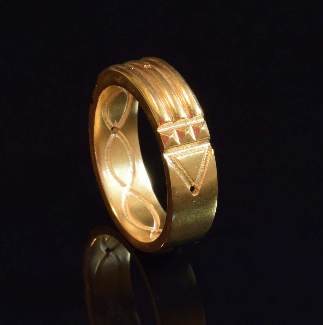 Spiritual Amulet Ring, Sterling Silver Atlantis Ring, Atlantis ...