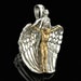 Winged Savior Angel Pendant Divine Guardian Silver Necklace for ...