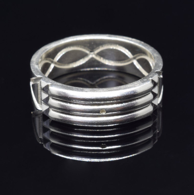 Atlantis Spiritual Amulet Silver Ring, Protection Ring, Wedding ...