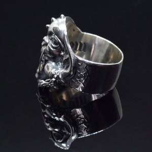War Pig Silver Ring, Motorhead Snaggletooth Ring Tribute to Rock ...