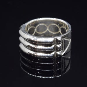 Sterling Silver Atlantis Ring, Atlantis Protection Ring, Spiritual ...