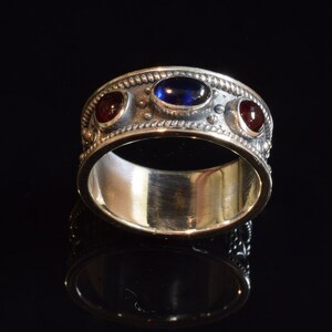 Silver Etruscan Ring, Ancient Greek Jewelry, Byzantine Ring ...