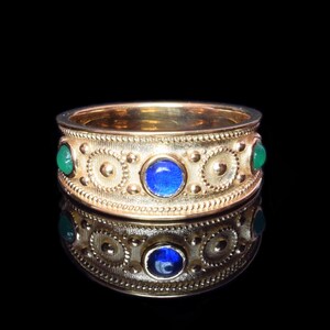 Byzantine Silver Ring, Etruscan Constantinople Ring, Ancient Greek ...