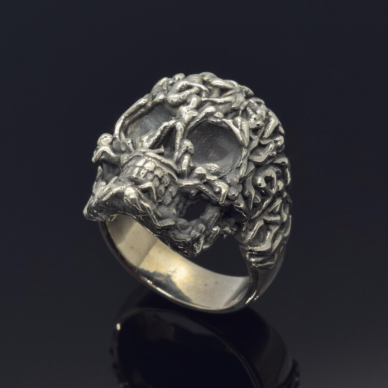 Skull Ring - Etsy