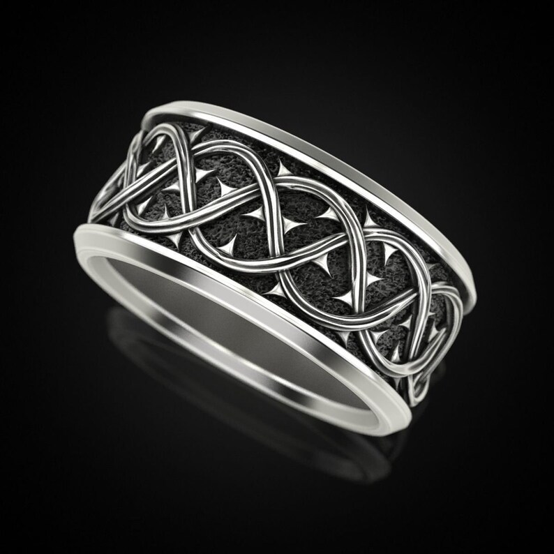 Thorn Crown Silver Ring Band: A Symbol of Enduring Spirit and Nature - Etsy