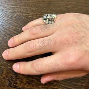 War Pig Silver Ring, Motorhead Snaggletooth Ring - Tribute to Rock ...