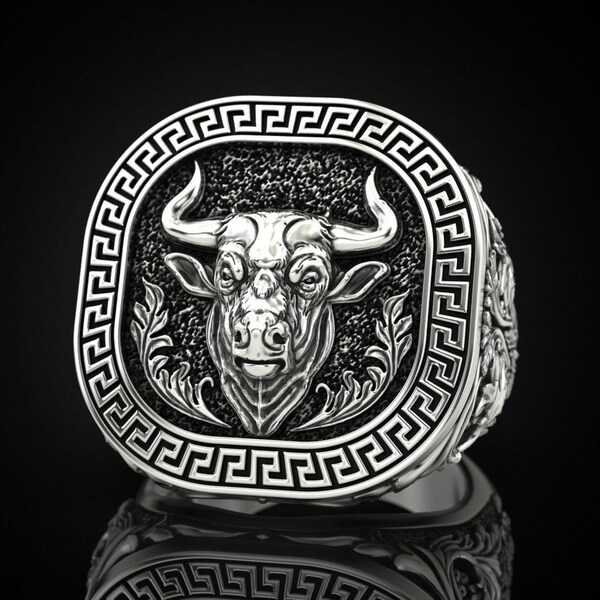 Jewelry Taurus Ring - Etsy