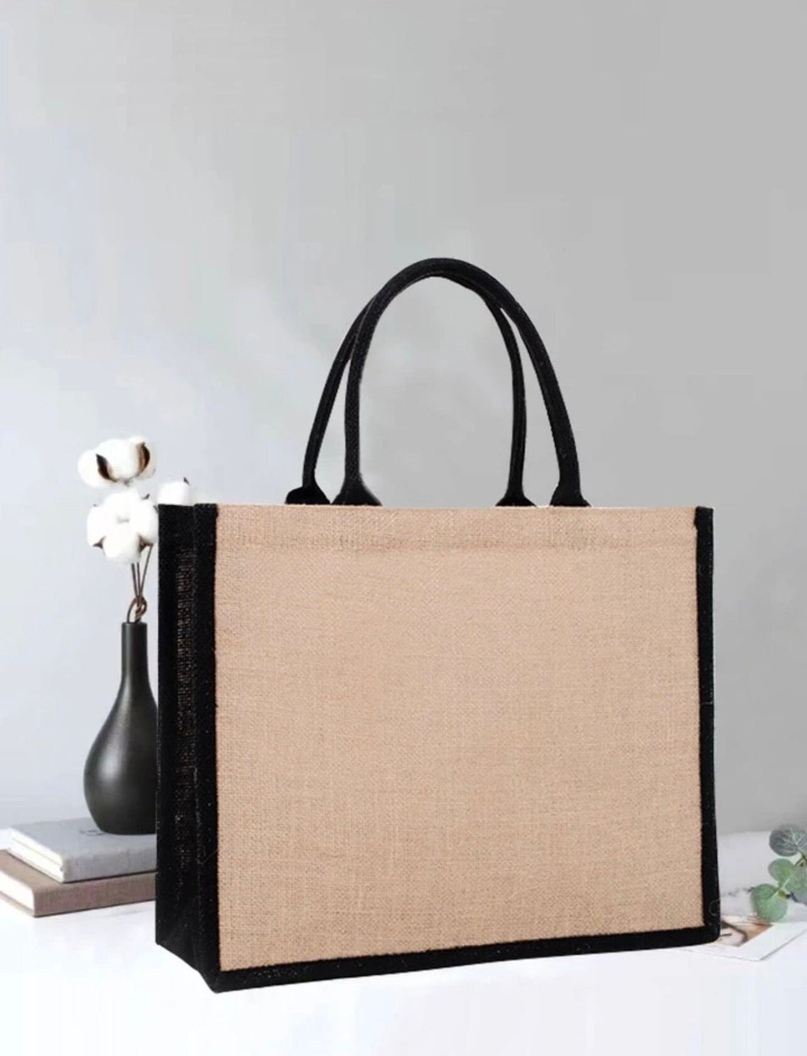 Large Tote Custom Bags - Etsy