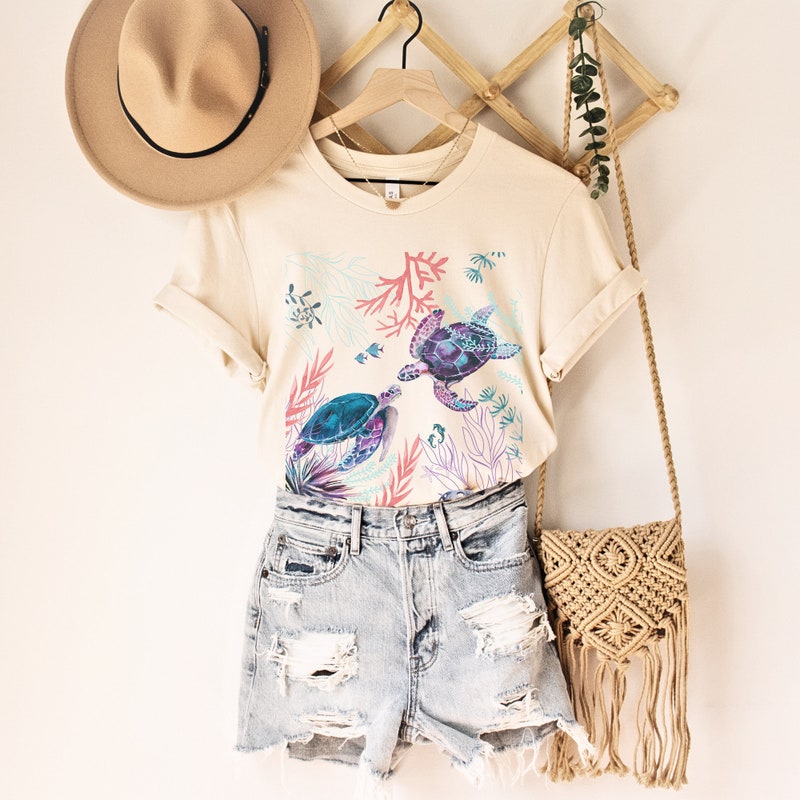 Sea Turtle Tshirt - Etsy