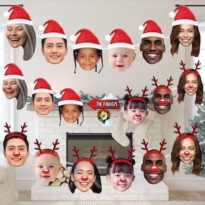 Custom Christmas Face Banner | Christmas Funny Home Decorations ...